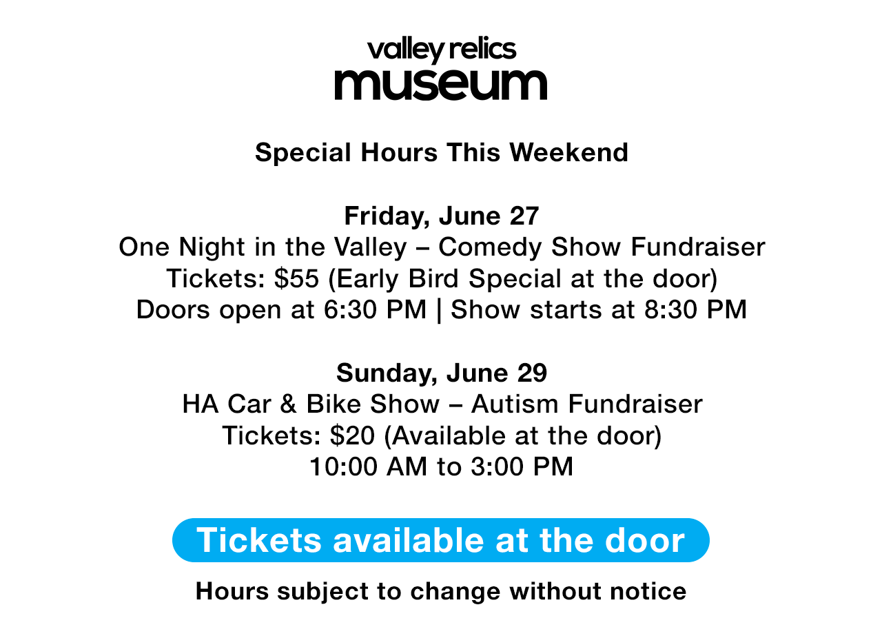 Museum - Valley Relics Museum